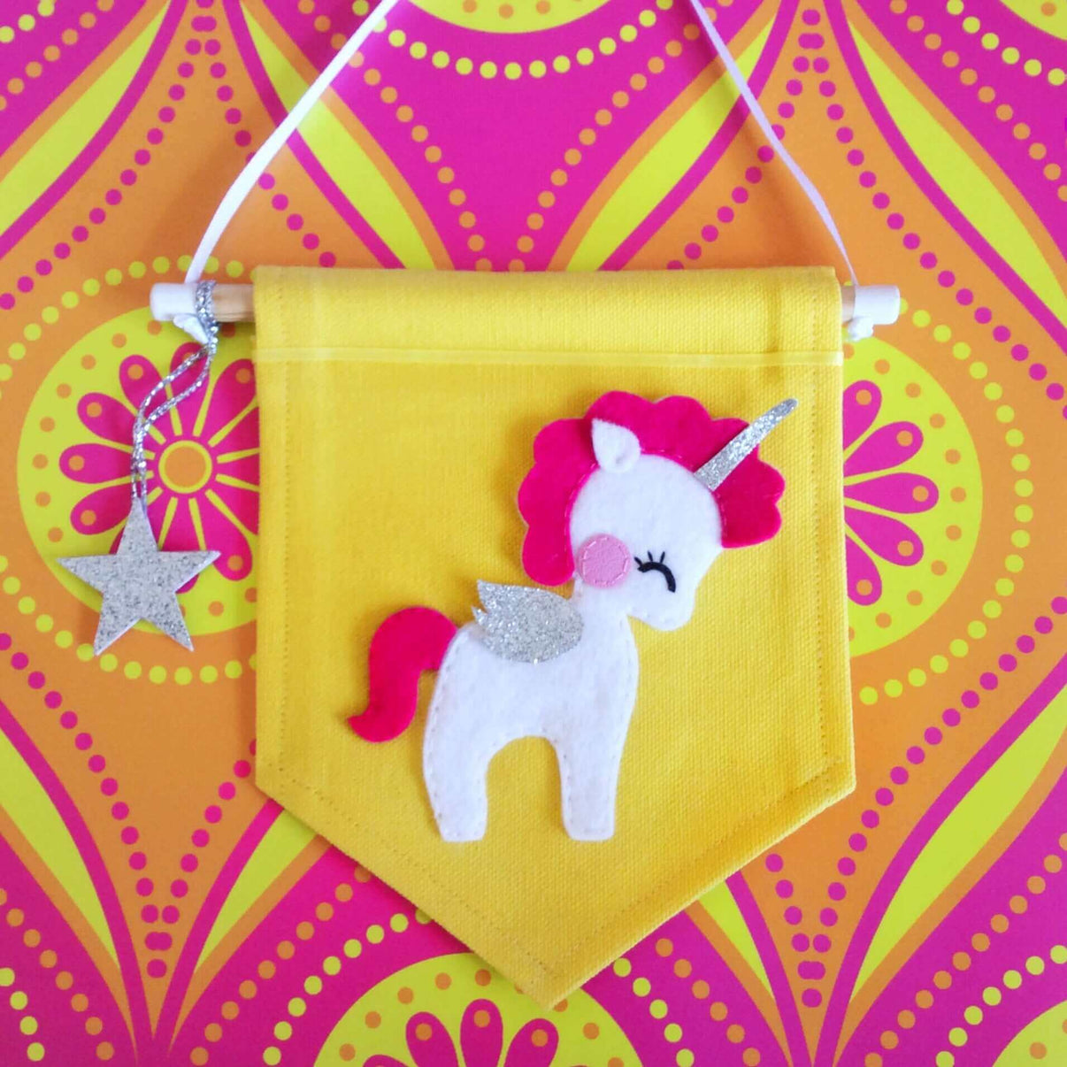 Unicorn Pennant Flag Banner £15.00